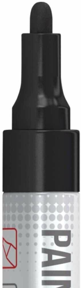 Маркер-краска нитро-основа, пулевидный, 2-4 мм, черный, Berlingo, Uniline PA400, BMk_02101