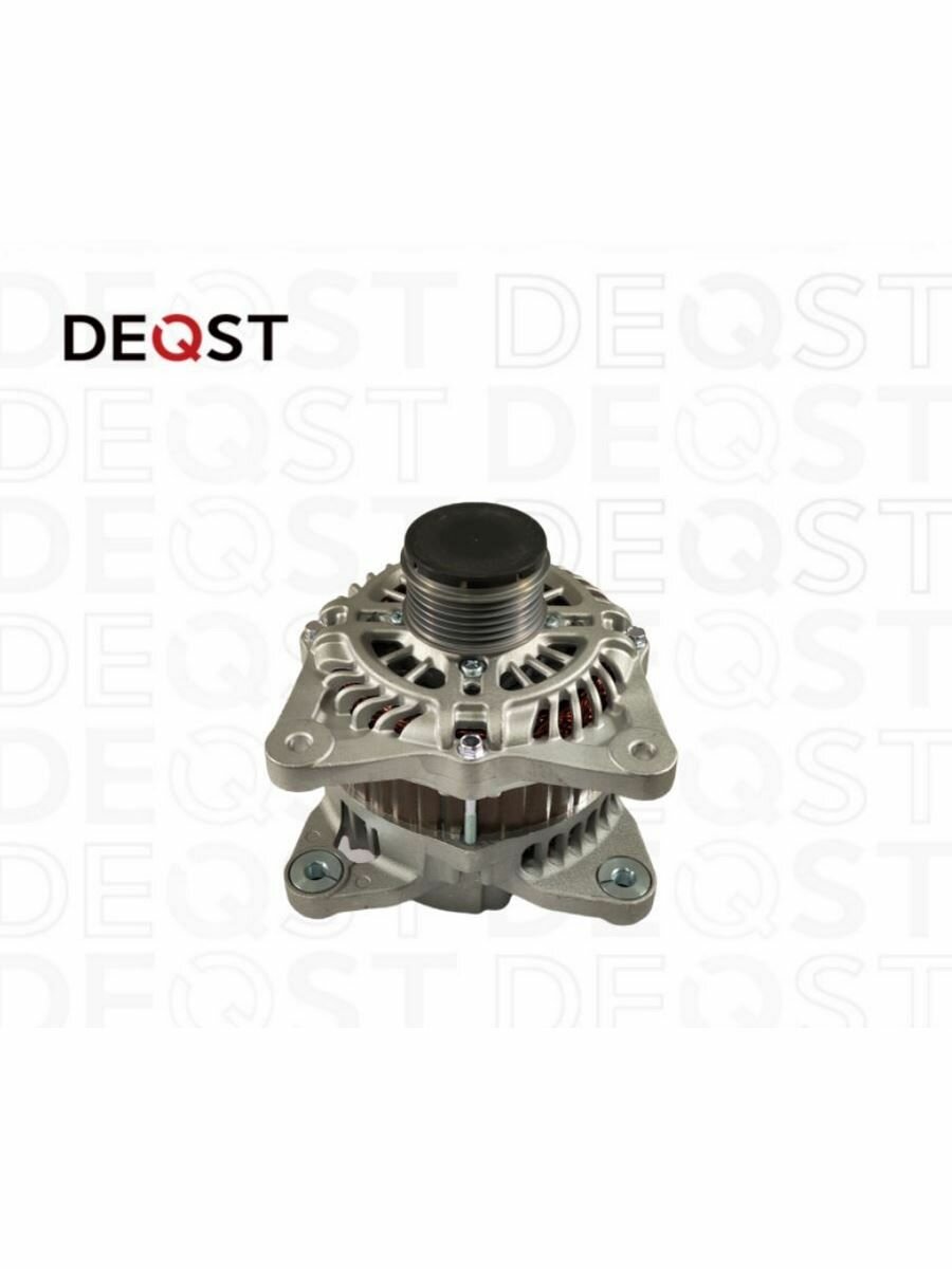 Генератор Deqst 125056, для Nissan Teana, передний, серебристый