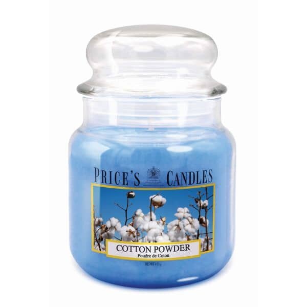 PRICE'S CANDLES Арома-свеча "Cotton Powder" 411g
