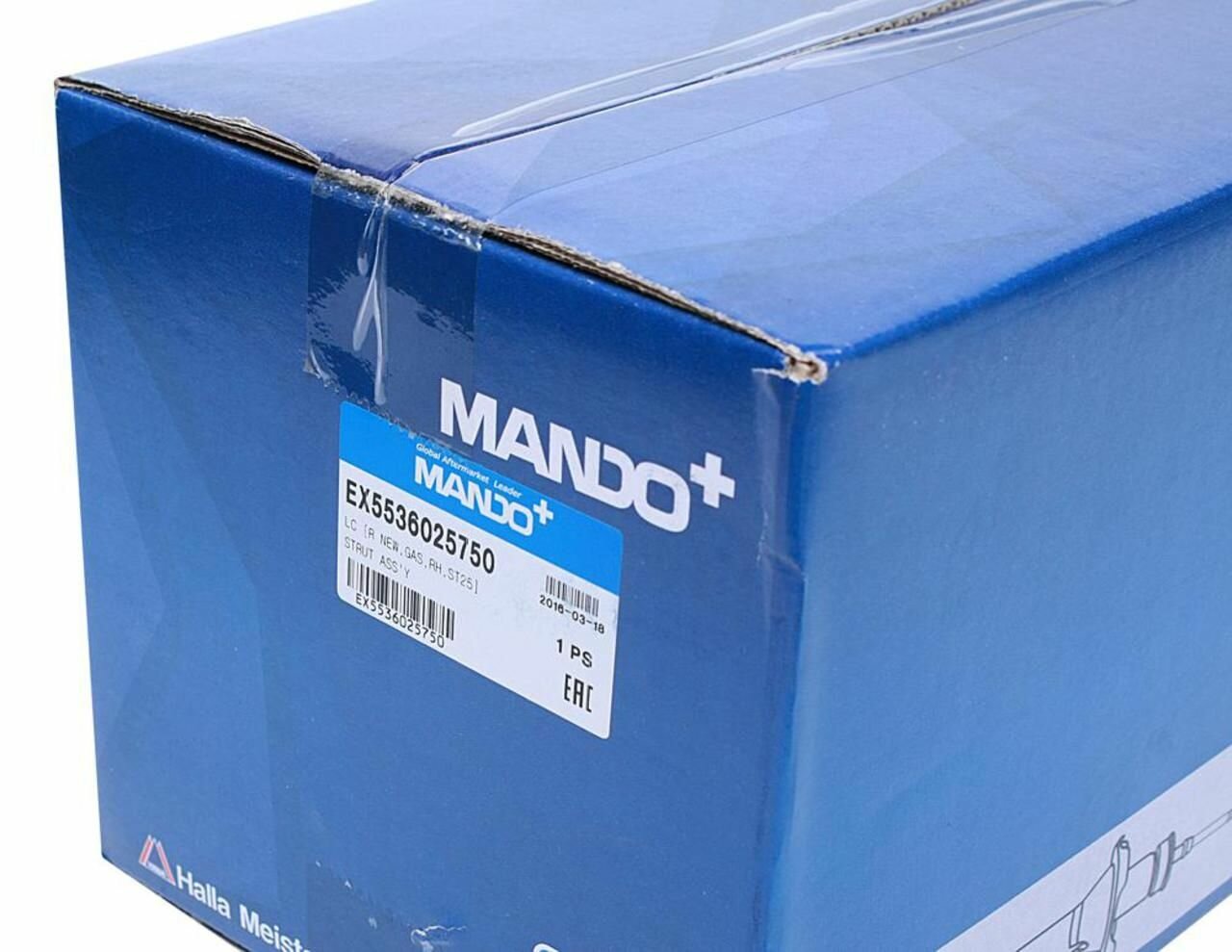 Амортизатор задний правый газовый для Хендай Акцент арт EX5536025750 MANDO