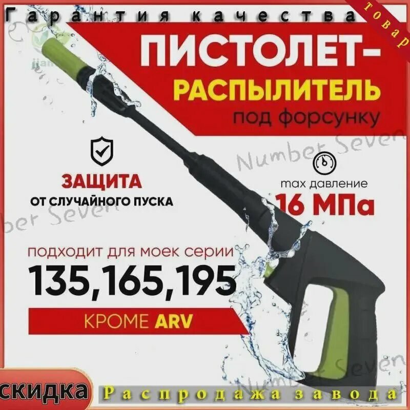 KNOW EASY-Пистолет для моек Huter