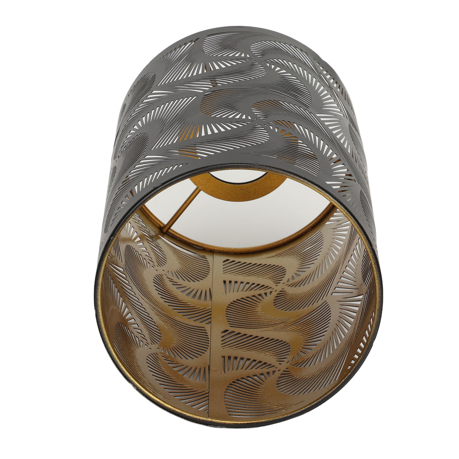 Абажур Windmill Shadow из металла, пустотелый, резьбовой, современного стиля, съемный, для держателей ламп E27, E26, черного цвета, диаметр 12 см, высота 20 см, материал железо, вес 435 г, технология лазерная пустотелая резьба, в комплект входят 1 штука