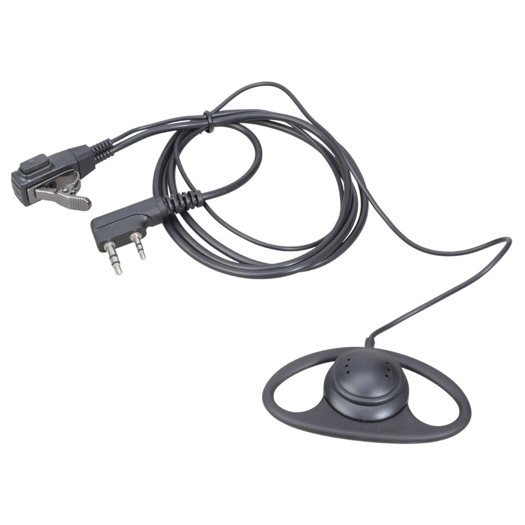 Универсальная гарнитура для рации с большим ухом D-типа и K-головкой