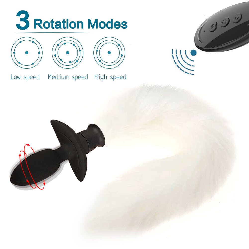 Мужчины и женщины используют мастурбацию анус SM секс игрушки cos реквизит вибрация качели женский задний сад лисий хвост анальная пробка