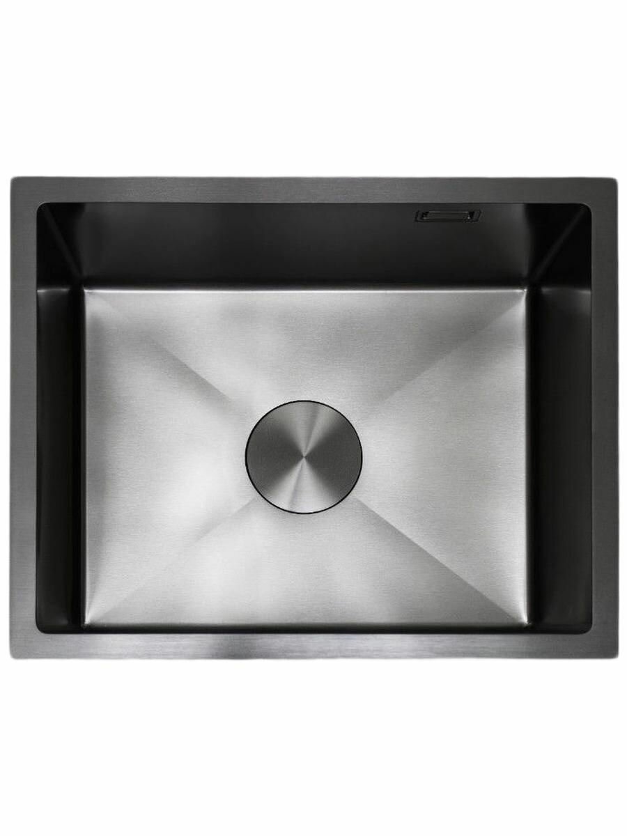 Мойка под столешницу BLANTEK UNDERMOUNT LS-5444B NANO BLACK