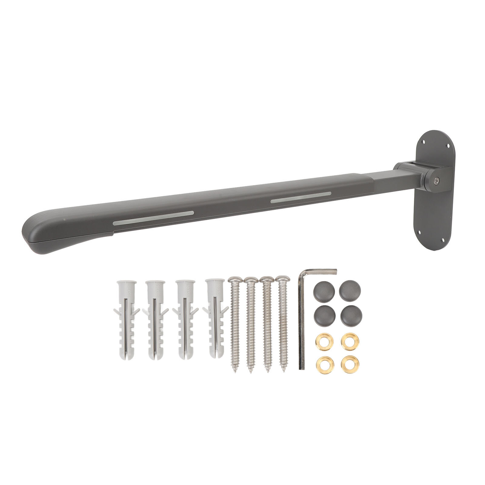 Откидной поручень для безопасного туалета, складной противоскользящий поручень для инвалидов, аксессуары для ванной комнаты для пожилых людей, инвалидов, грузоподъемность 200 кг