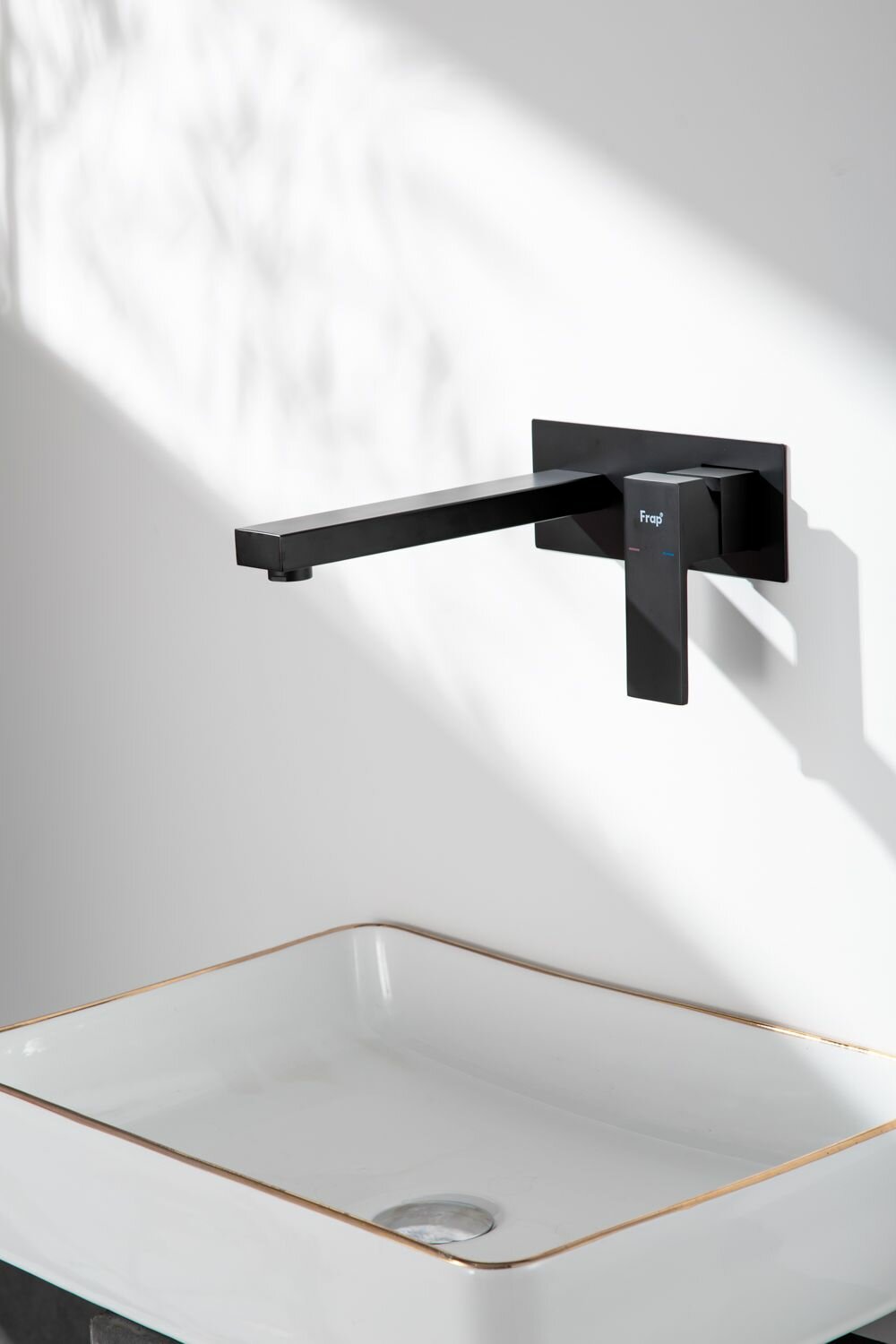 Смеситель для раковины встраиваемый Frap F1KG29XM1-ZT6, черный