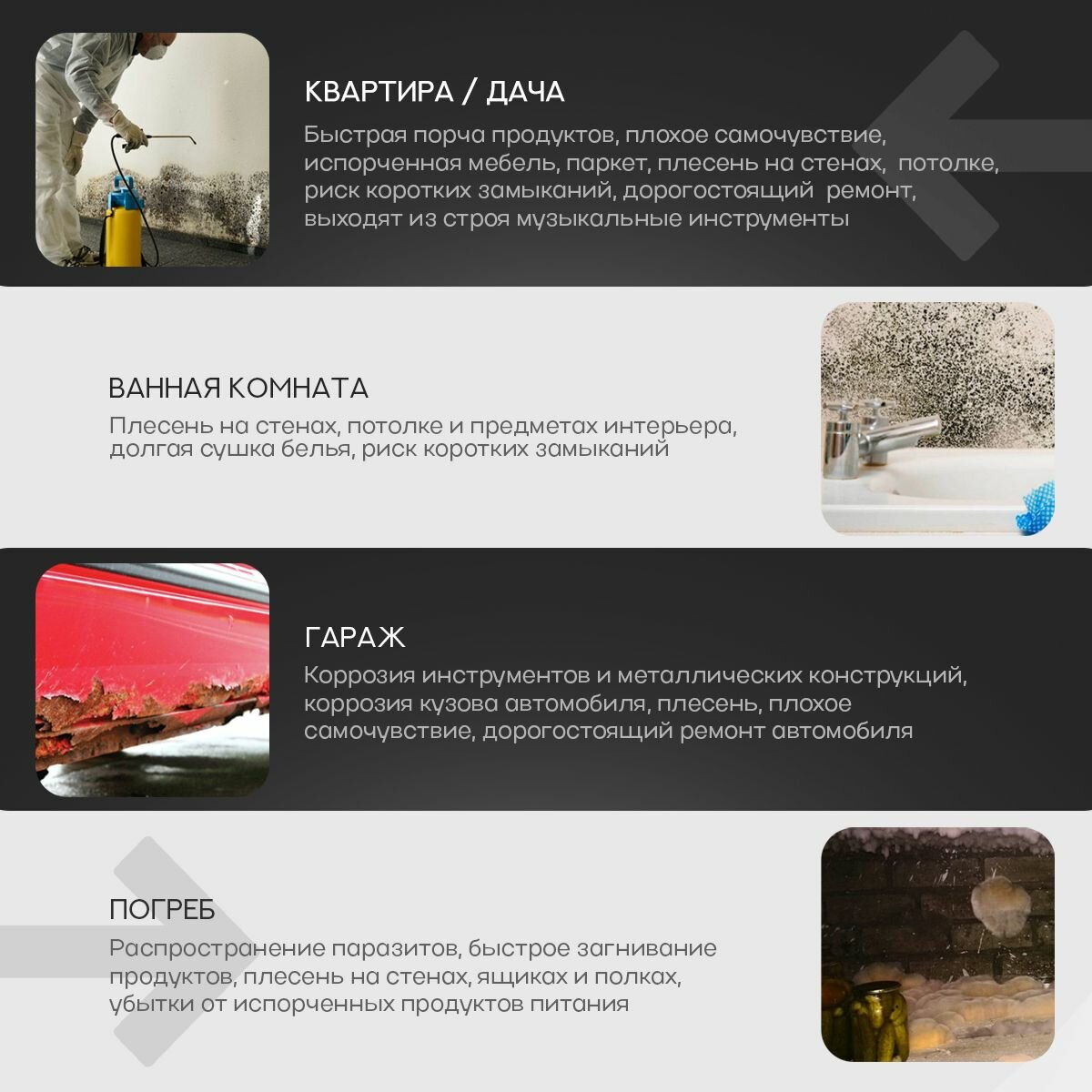Осушитель воздуха DEHUMIDIFER PRO Crystal Air, белый, 2,0 л, 60 Вт