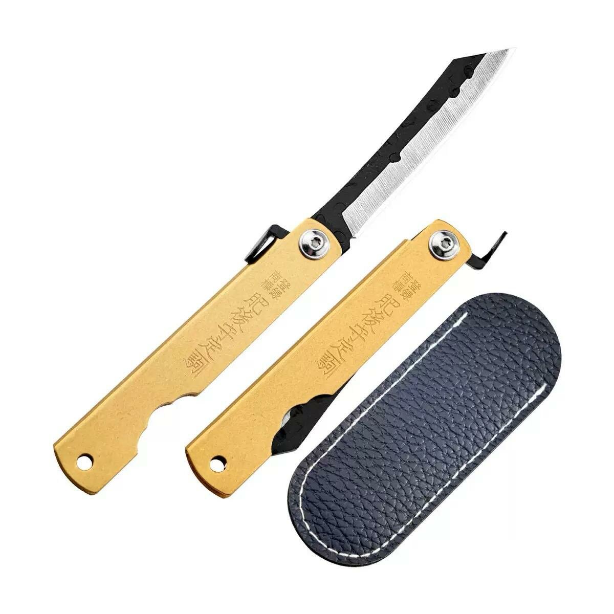 HIGONOKAMI японский нож с чехлом