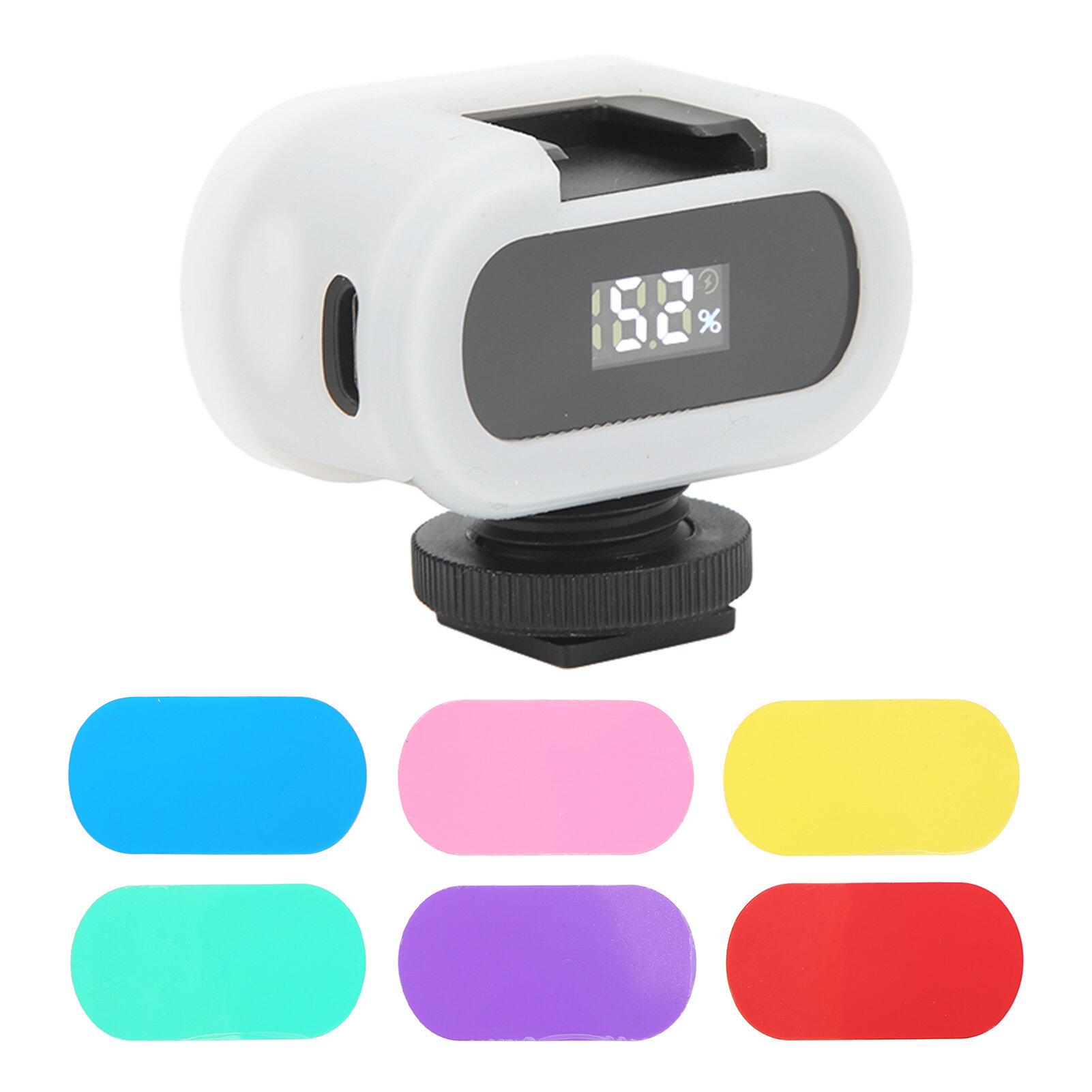Свет для камеры RGB Мягкий свет Мини-размер Тип C Зарядка 6 цветов Широко используемый мини-свет для видео для живой фотографии