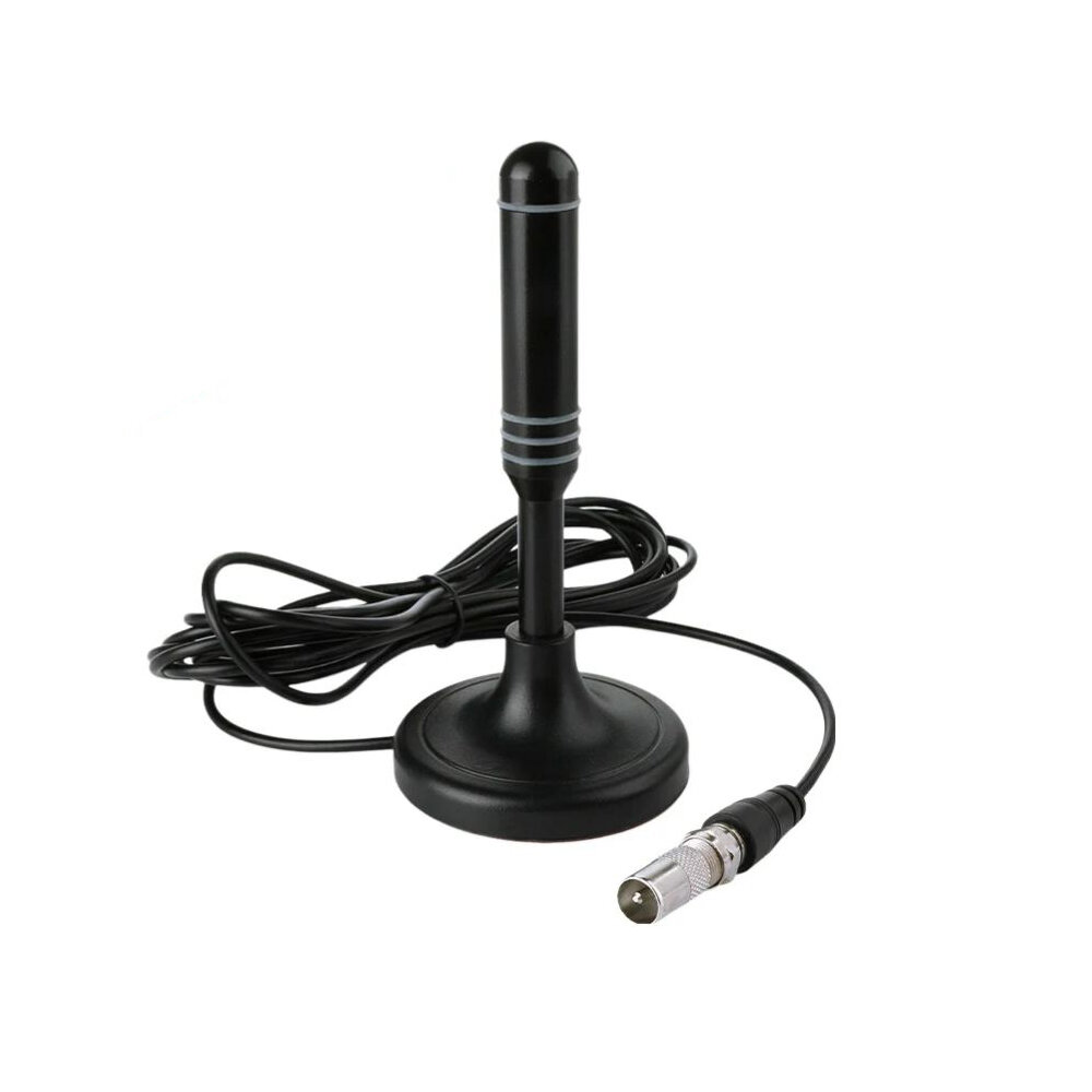 Портативная телевизионная антенна с коаксиальным кабелем 300 см, цифровая приемная антенна DVB-T DVB-T2 DAB для помещений и улицы, цифровая HD антенна Freeview, штекер