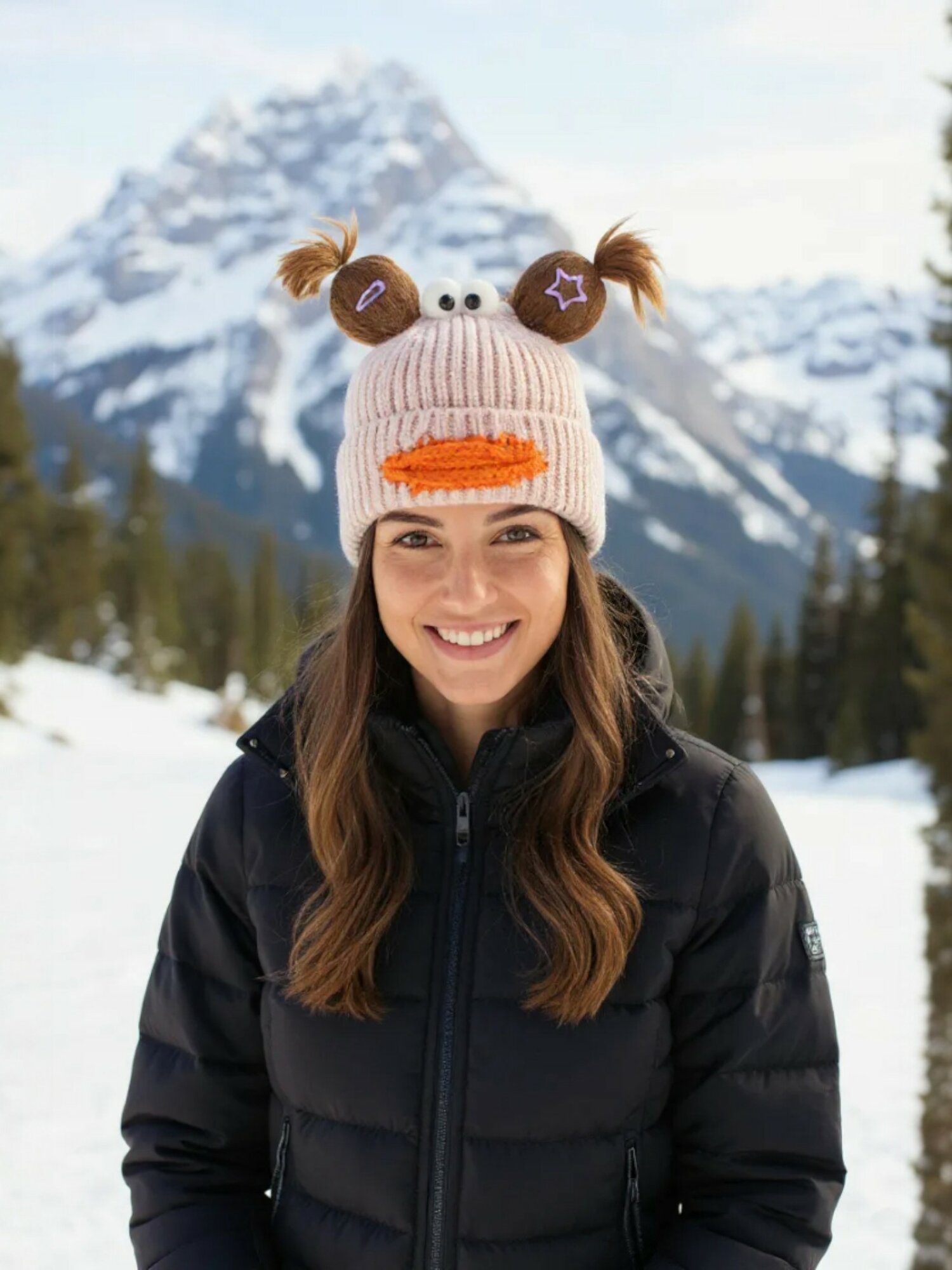 Шапка-бини для женщин