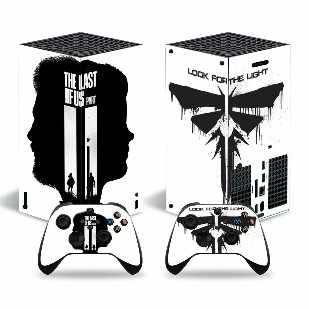 Защитная пленка на консоль и контроллеры Xbox Series X/ Наклейка виниловая на игровую приставку Microsoft Xbox X/ Защитный чехол