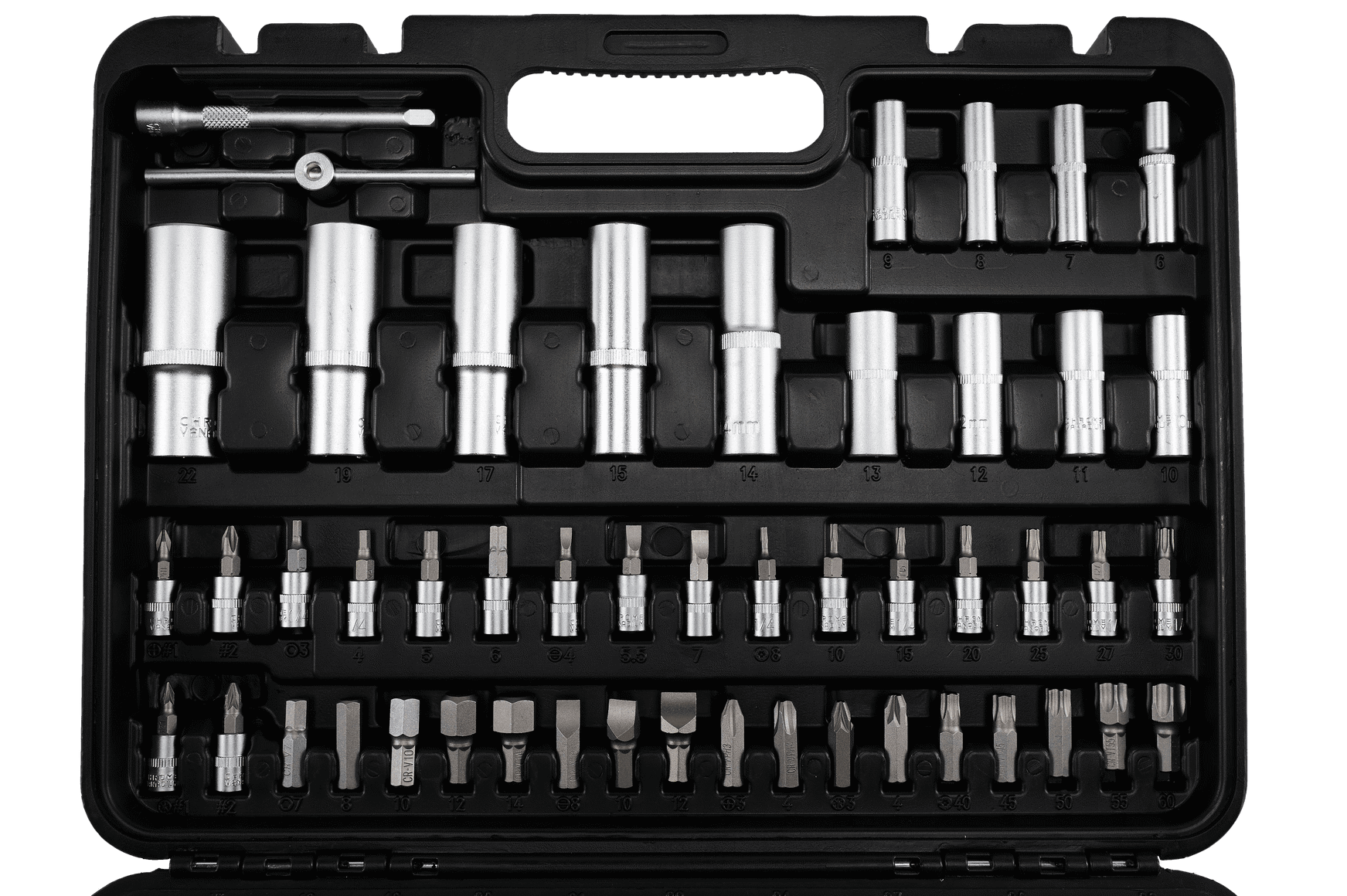 Набор ключ со сменными насадками Вихрь 900/73/6/7/17, 108 шт.