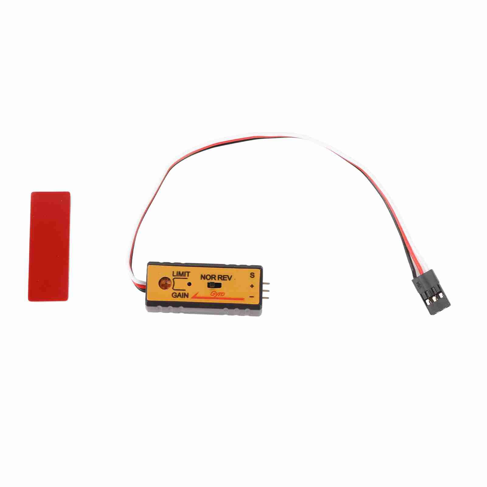 Гироскоп для стабилизации радиоуправляемой машины, точный, одноступенчатый, с регулировкой усиления и чувствительности, модуль управления гироскопом 4-6 В.