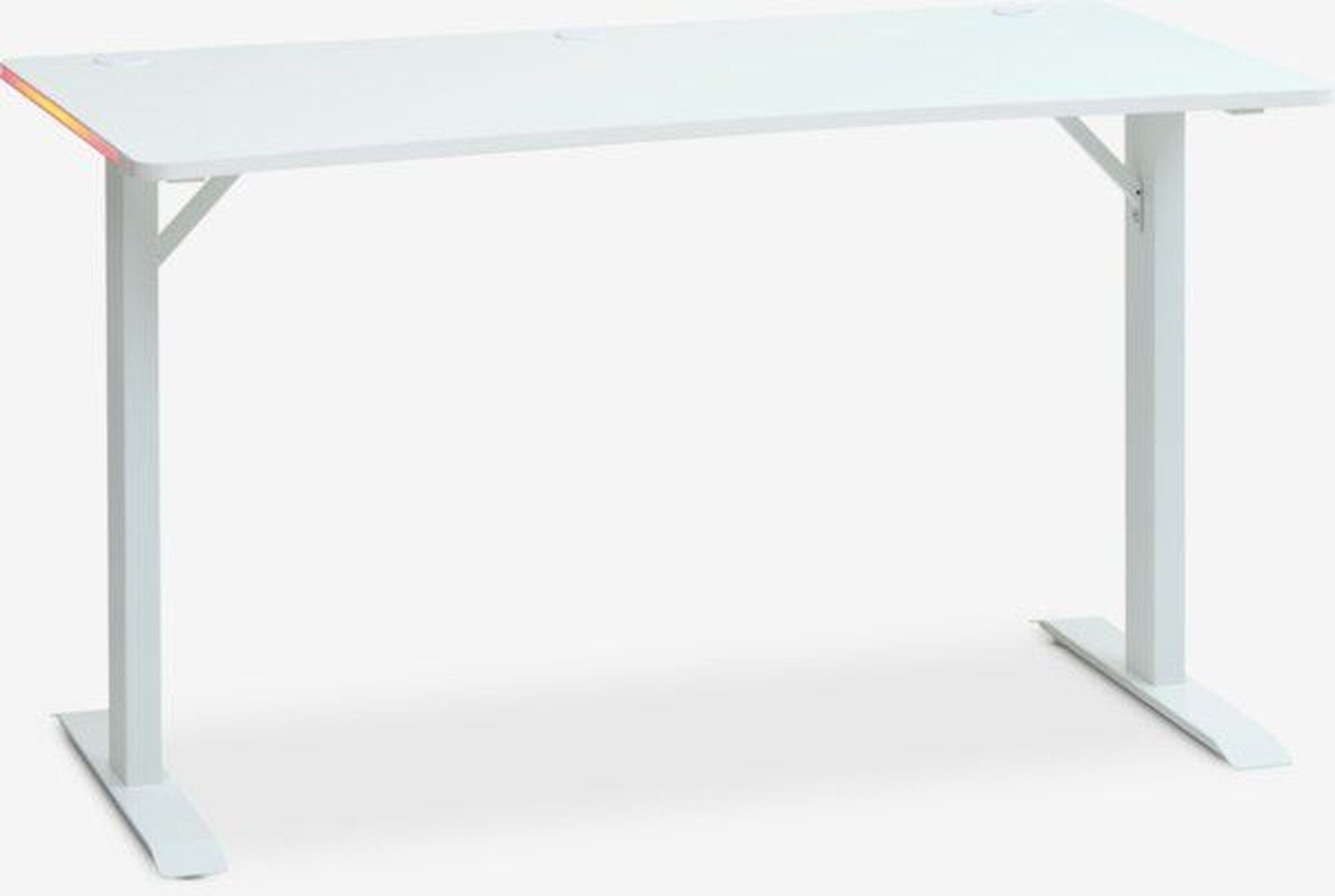 Игровой стол Jysk HALBJERG 65x135 см LED белый Ш 65 x В 135 x Г 76 см