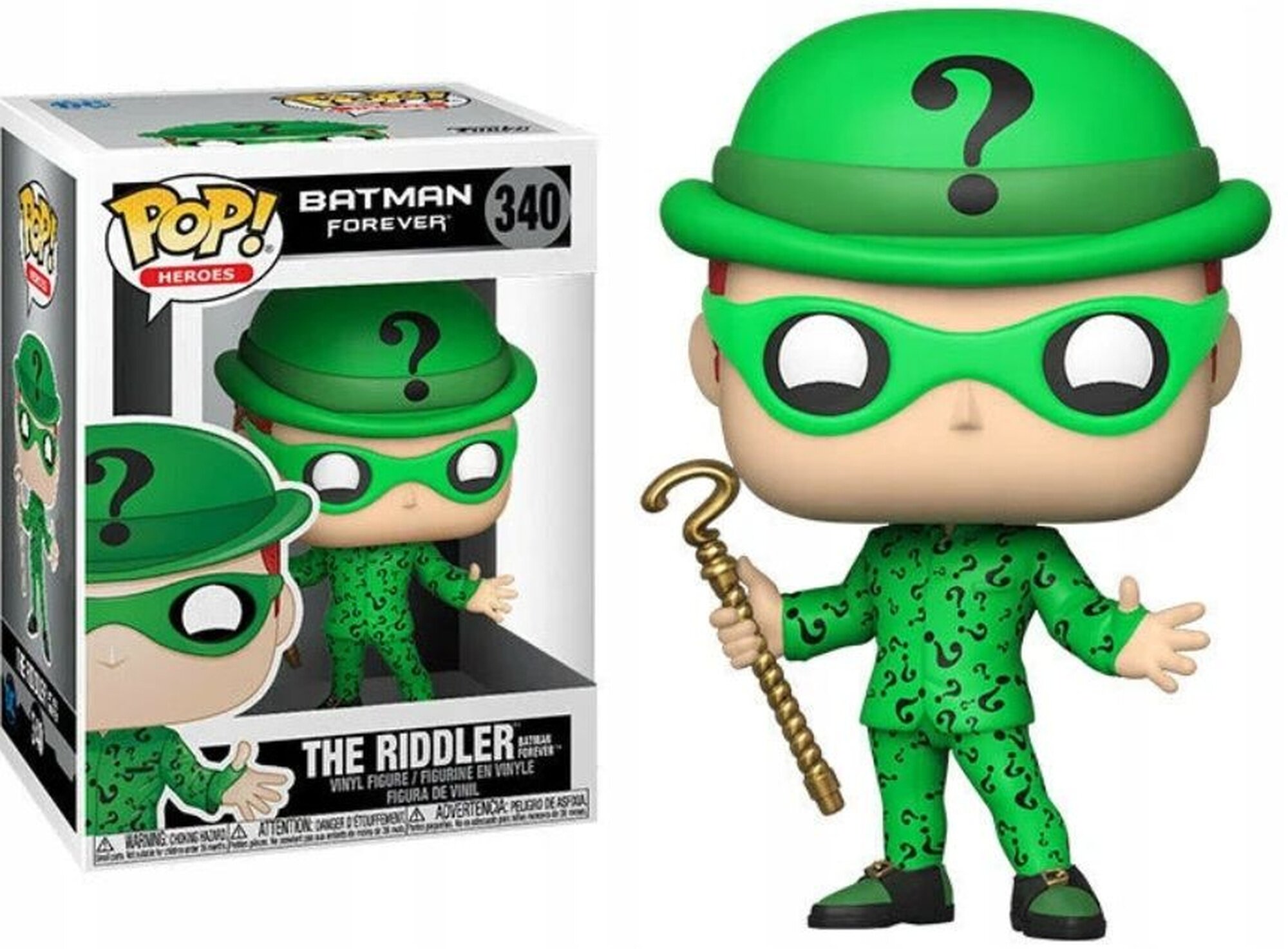 Фигурки Funko Pop Heroes - Коллекционная фигурка BATMAN FOREVER The Riddler - Фанко 340