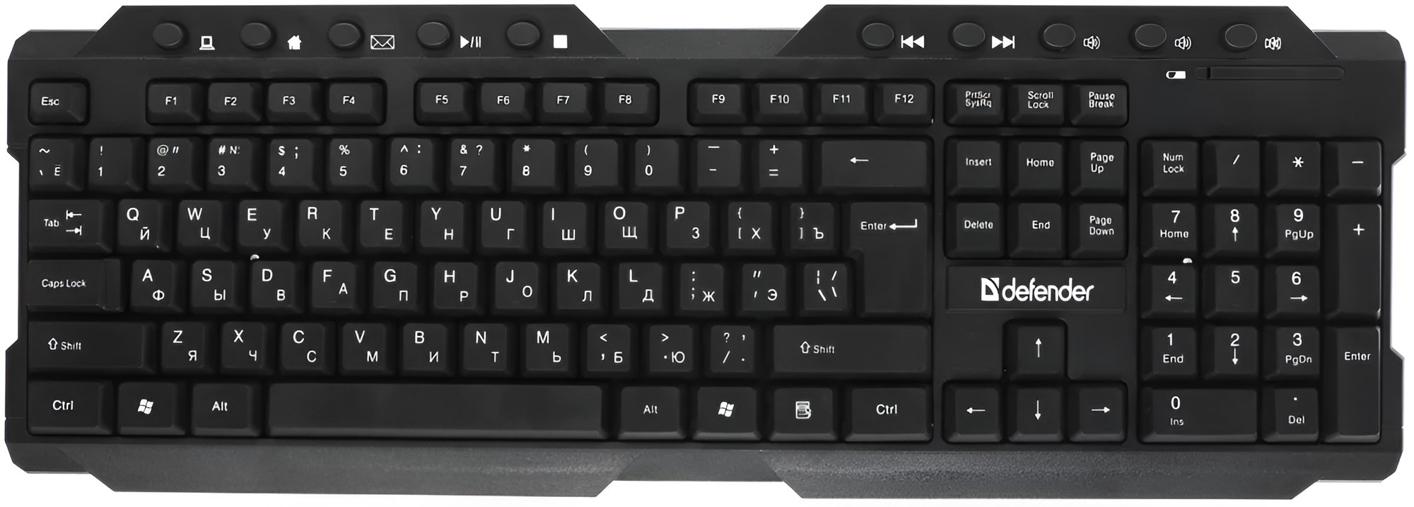 Беспроводная игровая клавиатура DEFENDER (45195) ELEMENT HB-195