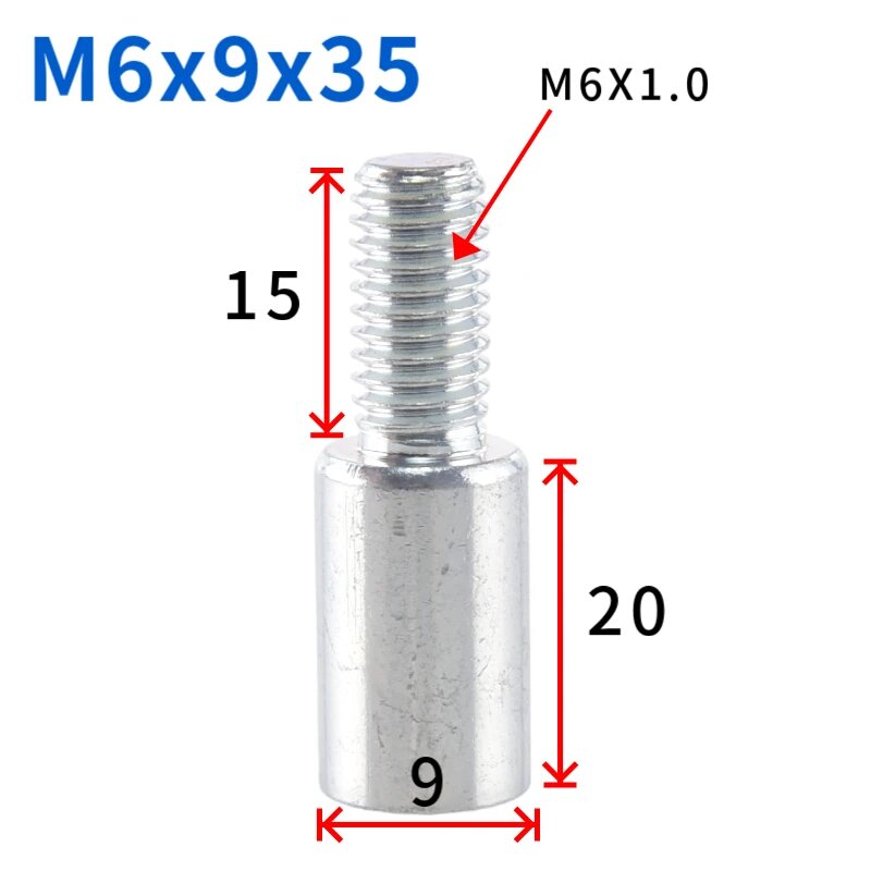 Винт с шестигранным углублением М6 и М8, цилиндрический винт с длинным хвостом, утолщенный цилиндрический винт, пневматическая гайка, утолщенные винты