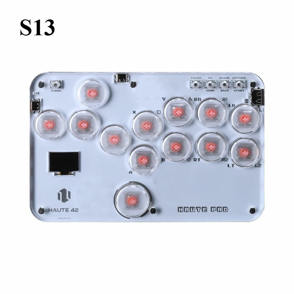 Haute42 Аркада Hitbox Контроллер Fight Stick PC Джойстик Hitbox Контроллер Клавиатура Для Ps4 / Switch/Steam Аркада Борьба PC