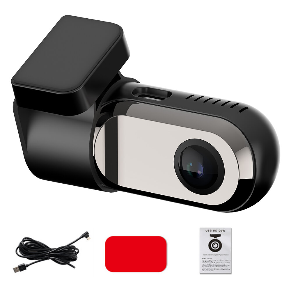 USB Dash Camera Автомобильная Android Навигация Видеорегистратор для вождения с поворотом на 360 градусов Приборная панель DVR с Системой ADAS Assisted Поддержка Широкоугольной записи Цикла ночного видения на 140 °