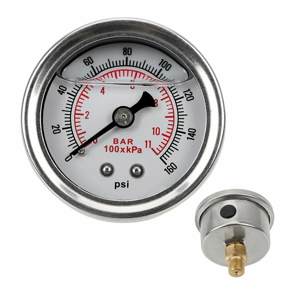 0 - 160 psi 1 / 8 NPT жидкостный топливный манометр, манометр, тестер, система контроля