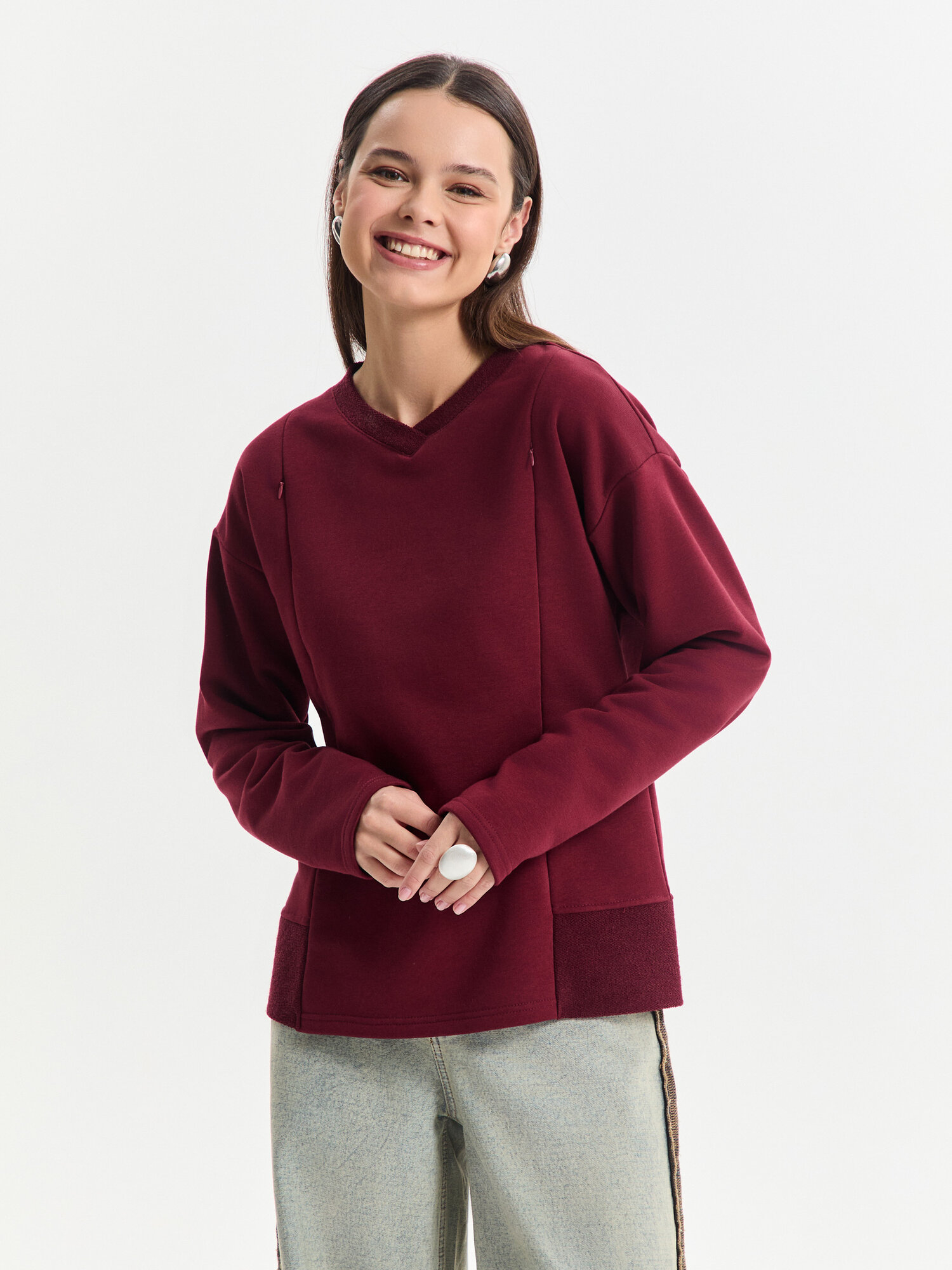 Свитшот для кормящих мам