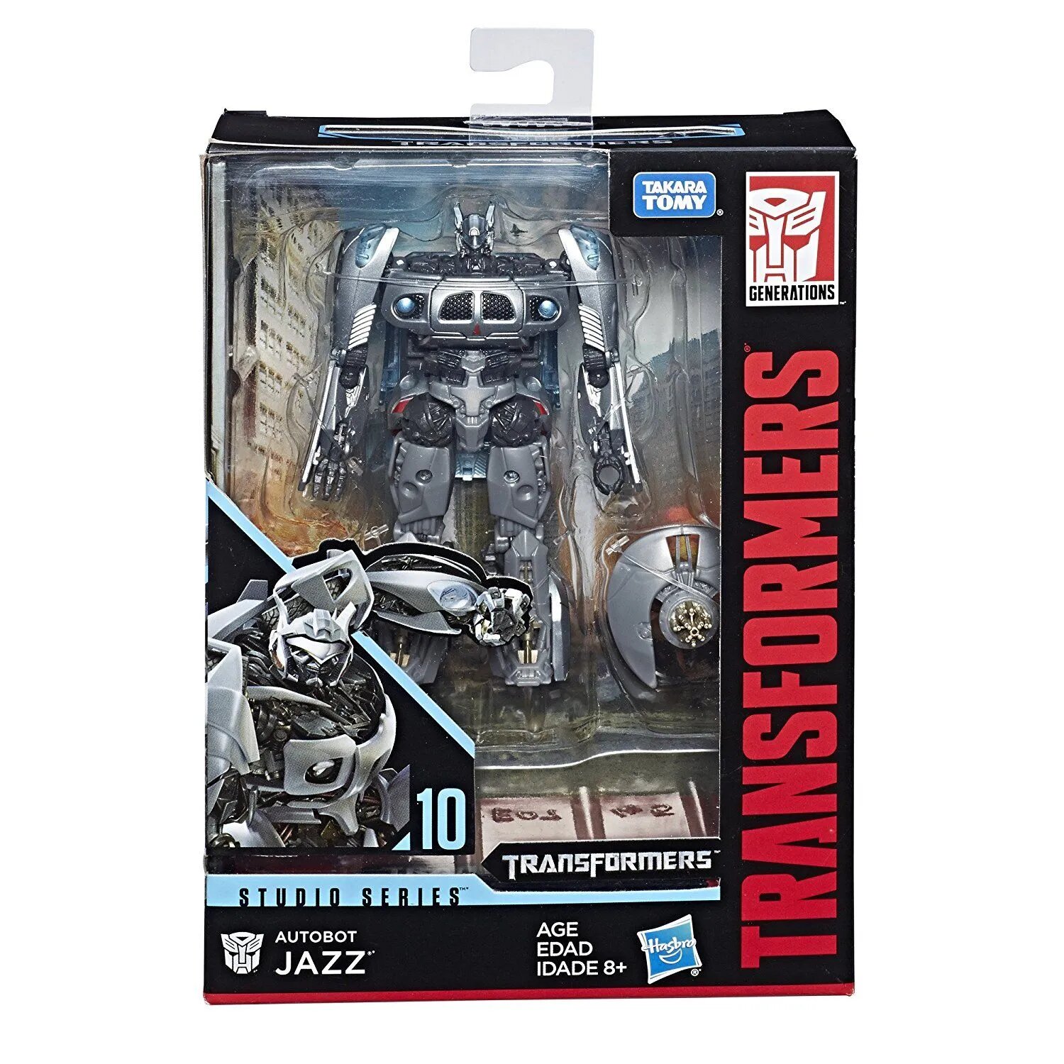 Трансформеры игрушки Hasbro Transformers Studio Series Deluxe Class SS10 Autobot Jazz 11.5cm E0745