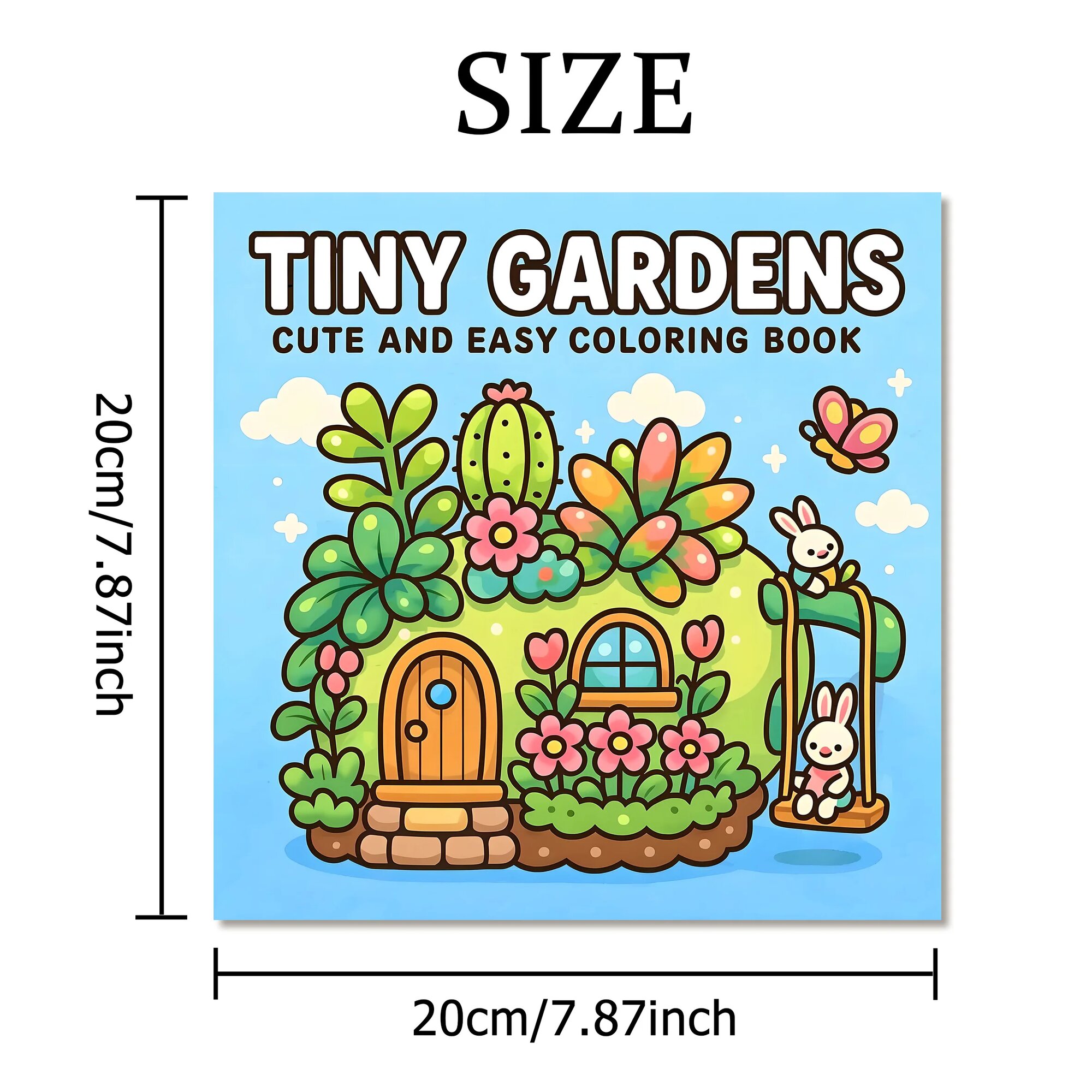 Набор раскрасок TINY GARDENS для взрослых — фото 1