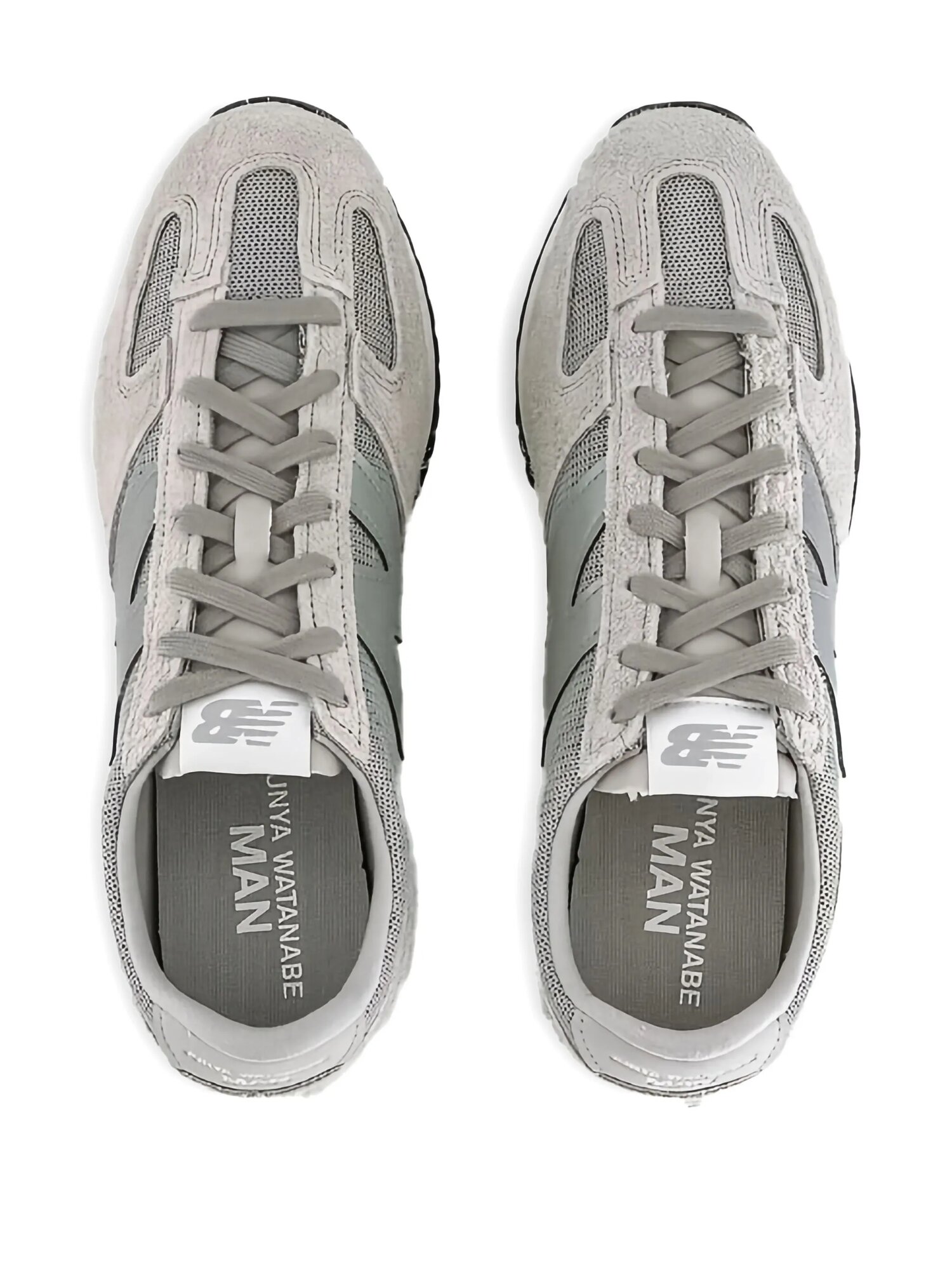 Кроссовки Junya Watanabe Logo-patch sneakers, размер 9, серый — фото 1