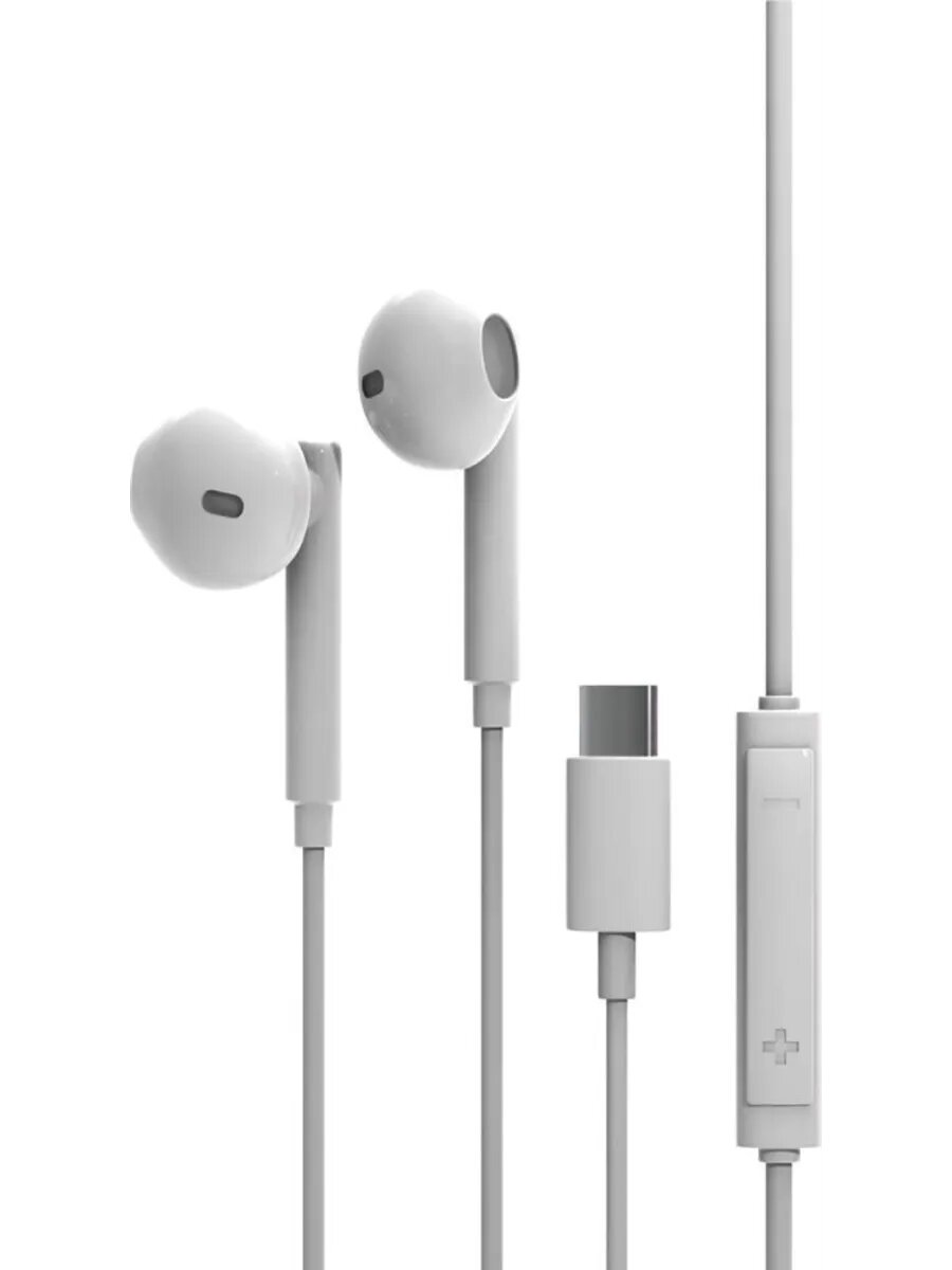Проводные наушники-вкладыши G19a White Type-C