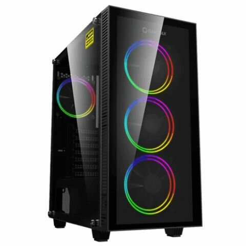 Компьютерный корпус GameMax Draco XD (MFG. A363-TA) черный - Mid Tower, Micro-ATX, Mini-ITX, Standard-ATX, USB 2.0 Type-A