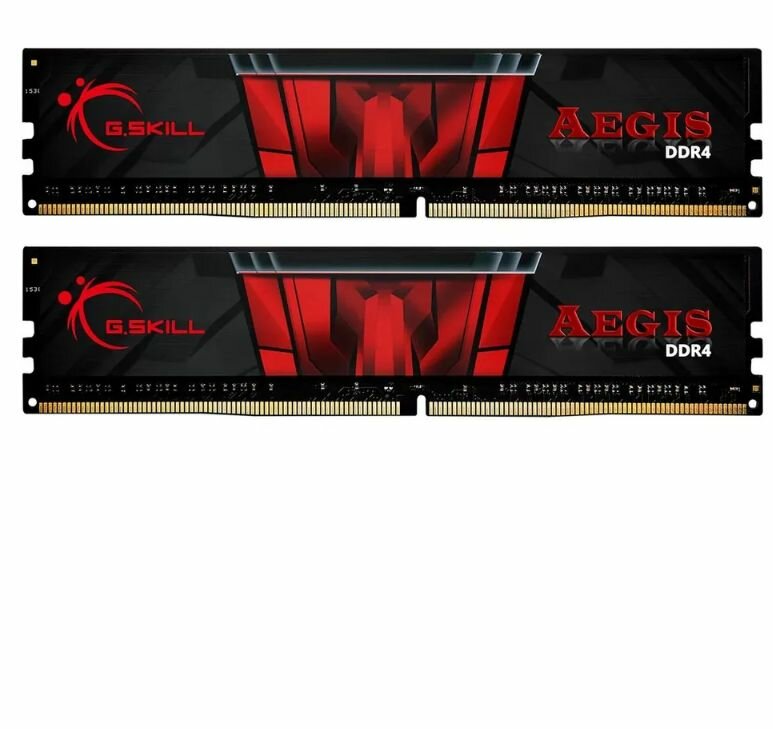 Оперативная память G.Skill Aegis (F4-2400C15D-16GIS) DIMM DDR4 16 ГБ - DDR4, 8 ГБ х 2 шт, 2400 МГц