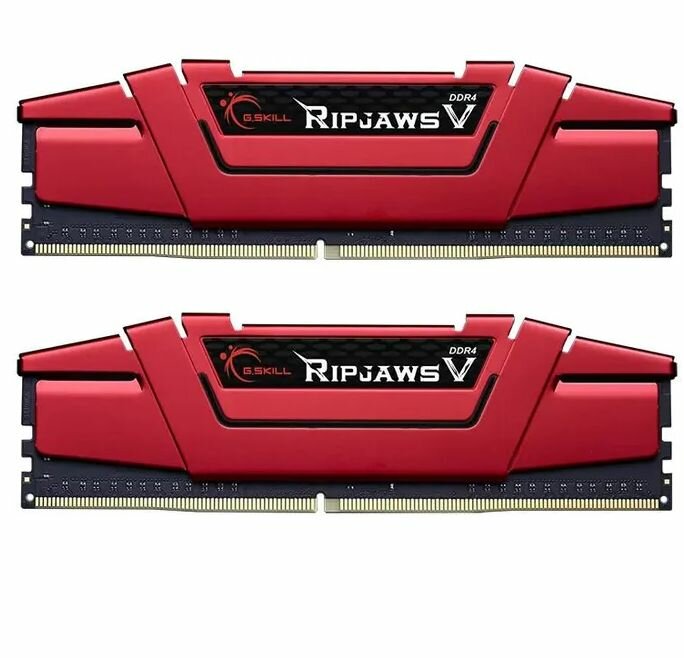 Оперативная память G.Skill Ripjaws V (F4-2666C15D-8GVR) DIMM DDR4 8 ГБ - DDR4, 4 ГБ х 2 шт, 2666 МГц