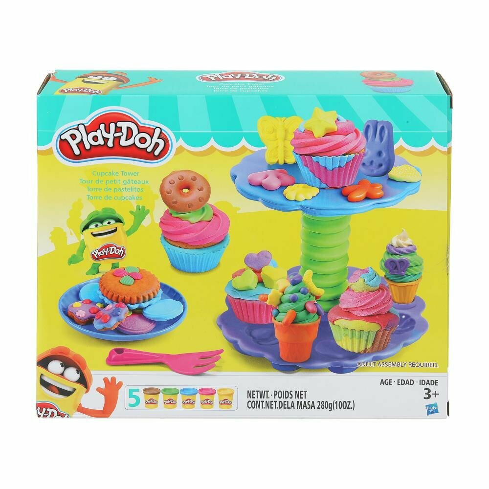 Набор для лепки с формочками "Cupcake Tower" (Башня из кексов) MODCL-123558-PD