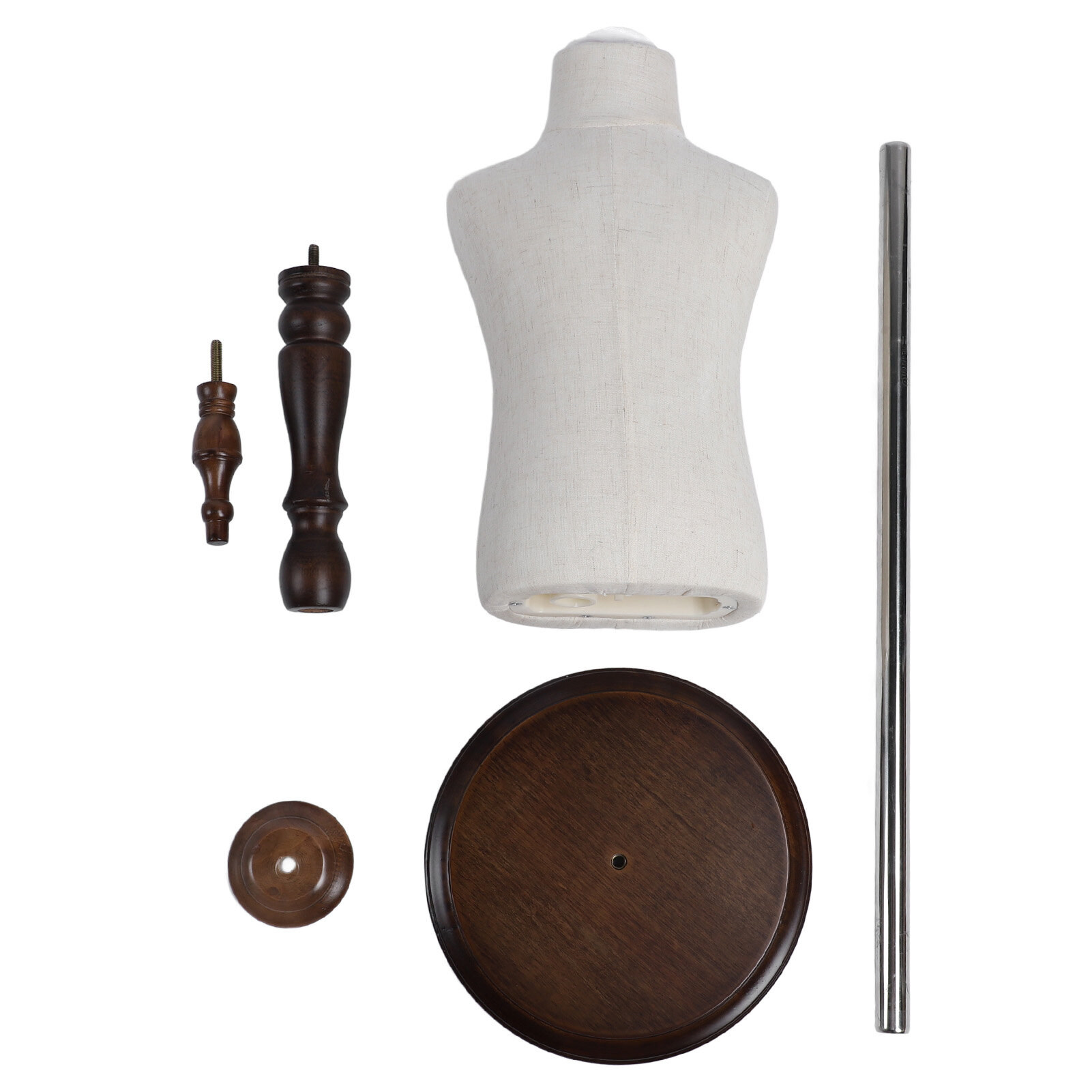 Детский манекен-торс с деревянной основой для витрин магазинов одежды