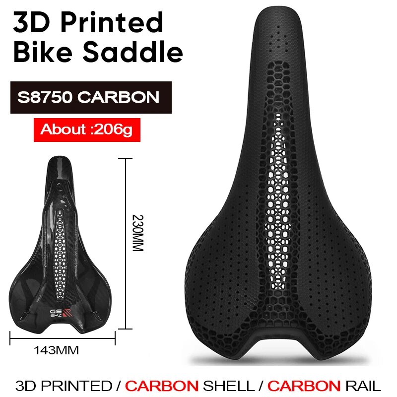 BUCKLOS 3D-принт седло CARBON BASE S8750