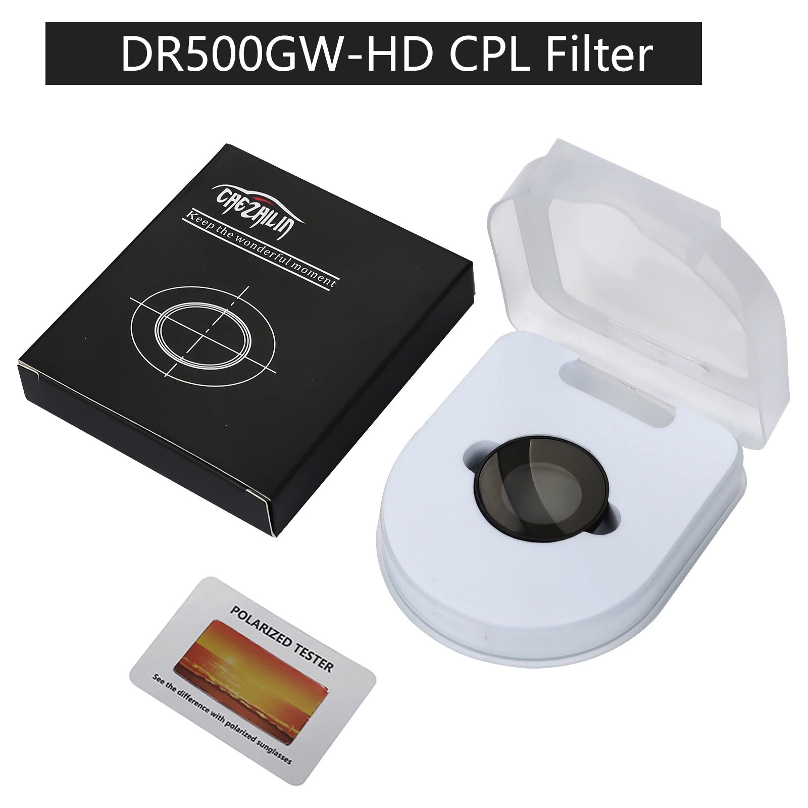 Для BLACKVUE DR500GW-HD/DR590X-1CH plus/DR590X-2CH плюс фильтр CPL уменьшает отражение бликов/задняя камера CPL, DR500GW-HD CPL