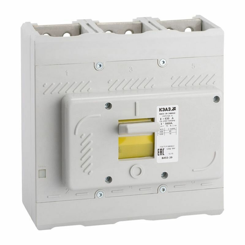 Выключатель автоматический 3п 250А 2500Im 40кА ВА51-39-340010 УХЛ3 690В AC КЭАЗ 220750