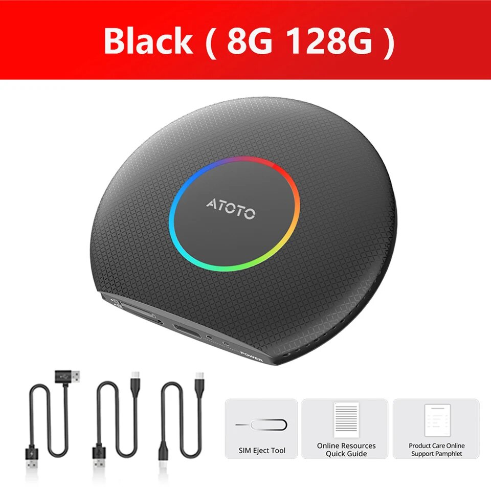 ATOTO Car AI Box Black (8G 128G)