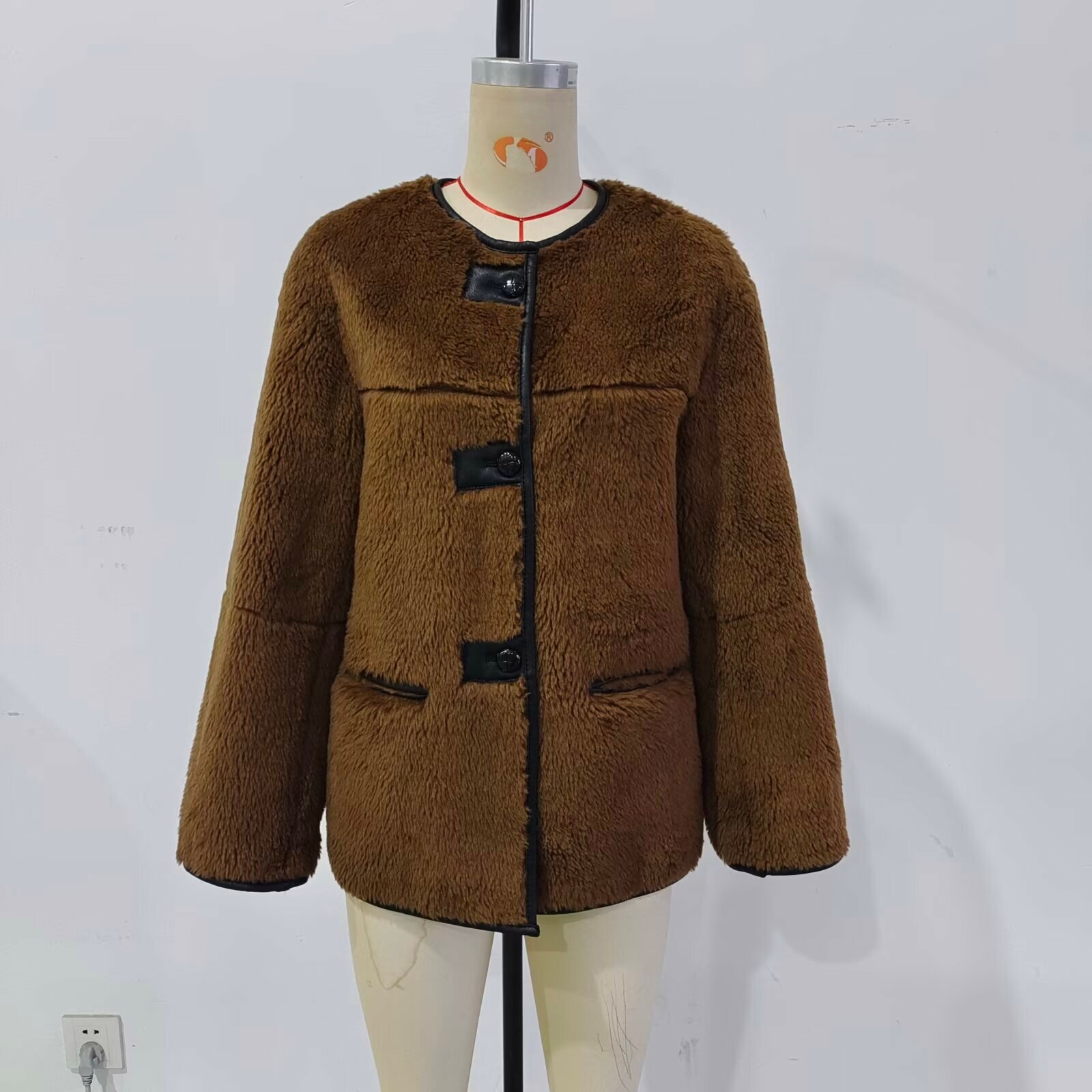 Пиджак  S M L, размер S M L, коричневый — фото 1