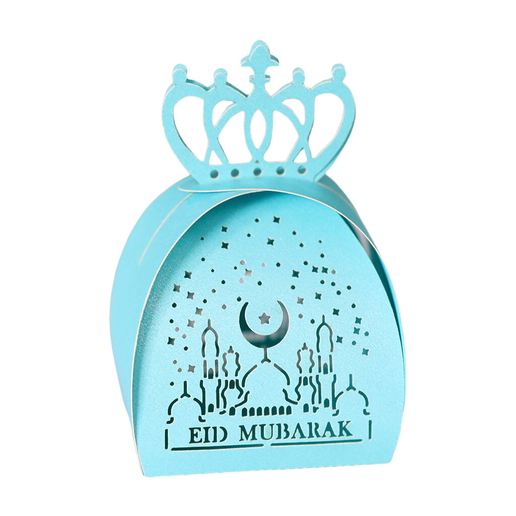 100шт Коробки для конфет Eid Mubarak Подарочные коробки Ramadan Kareem Исламские мусульманские подарки