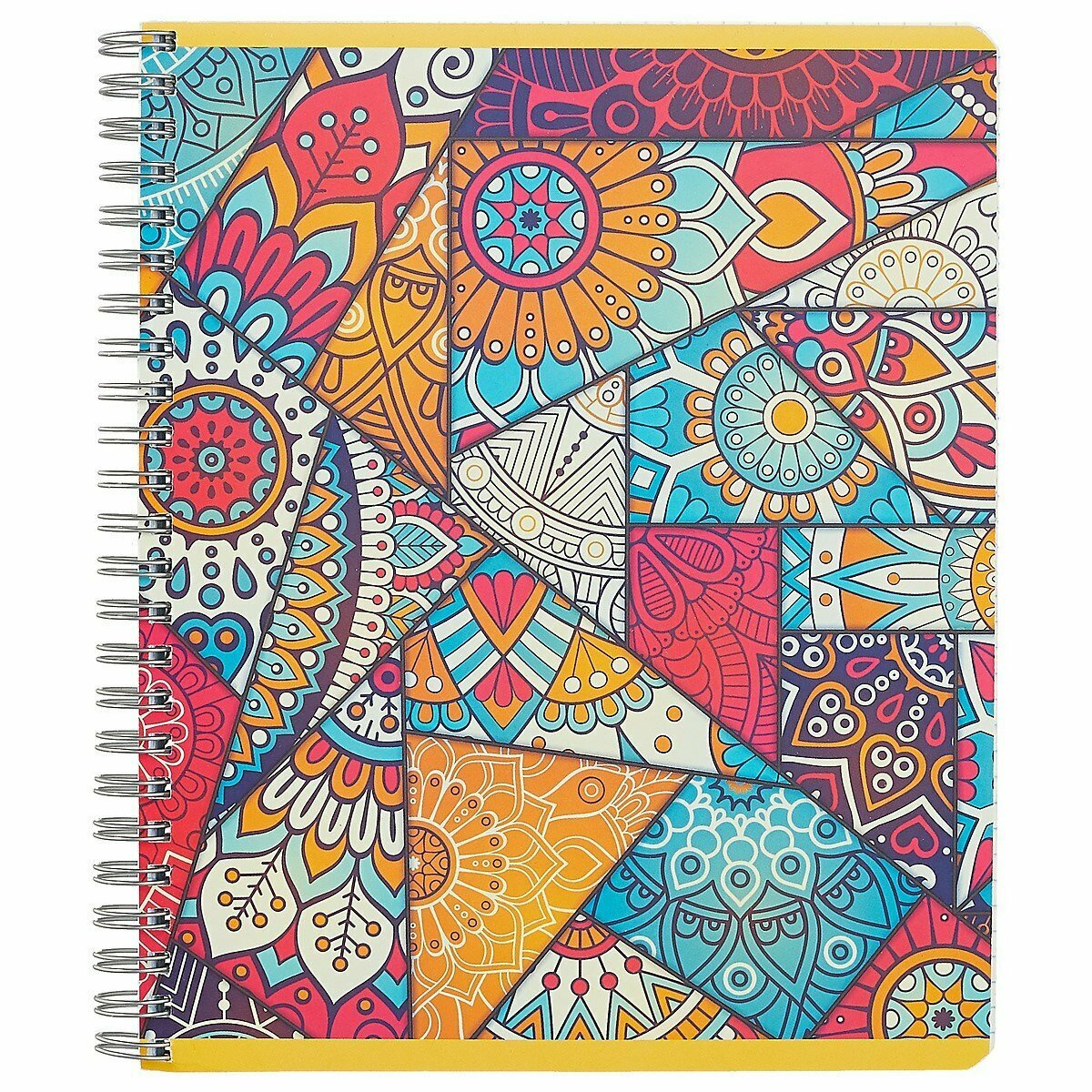 Тетрадь в клетку Academy Style, "Витраж", 96 листов, в ассортименте