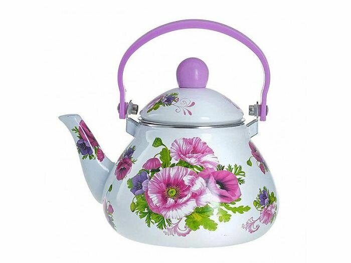 Чайник для плиты эмалированный EM-131X1/14, 1,3л