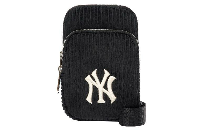 Сумка MLB Сумка через плечо унисекс MLB New York Yankees вельветовая, черная