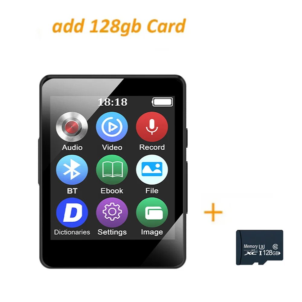 MP3-плеер Walkman Bluetooth 5.0 With 128GB