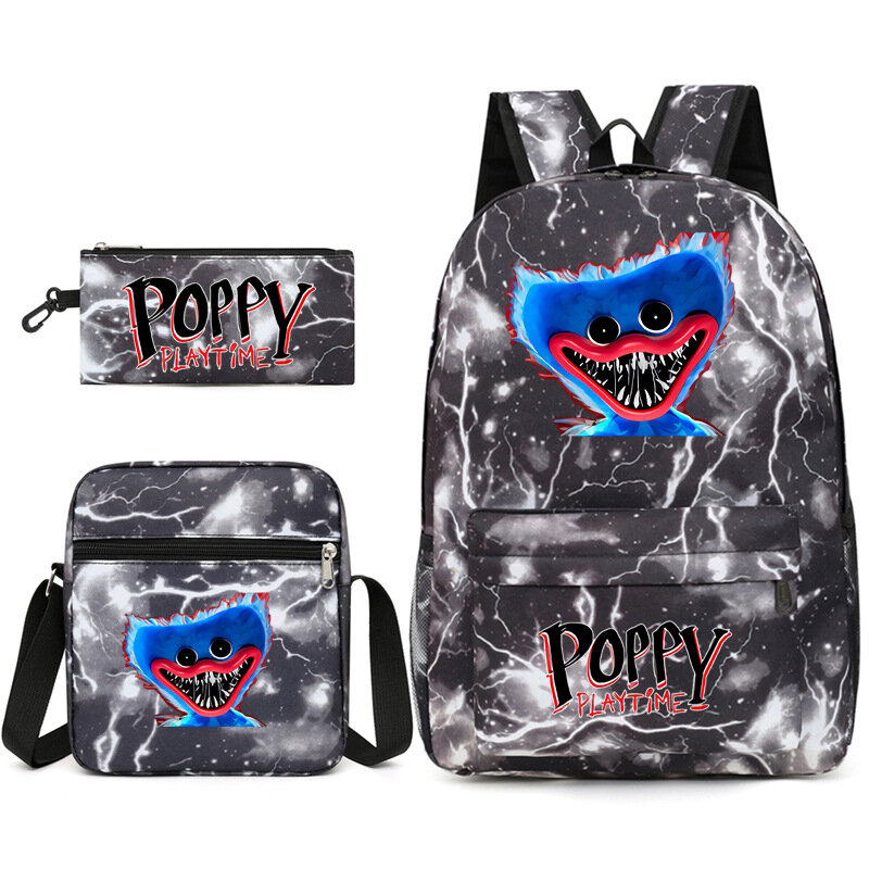Poppy playtime колбаса монстр кукла подросток студенческий школьный рюкзак для мужчин и женщин повседневный дорожный рюкзак