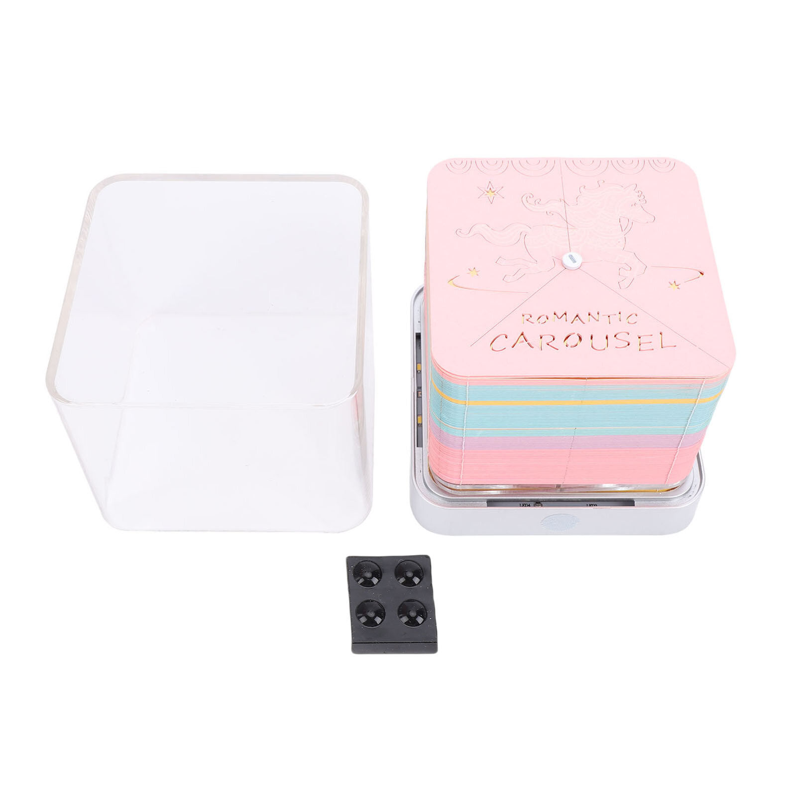 3D-календарь-блокнот для заметок на 2026 год, креативные часы-карусель, отрывной блокнот для вырезания из бумаги, декоративный блокнот