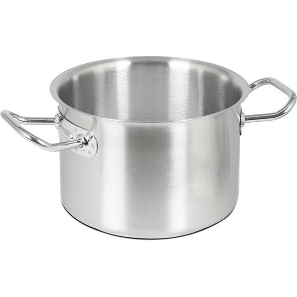Кастрюля с крышкой, нержавеющая сталь, 15 л, матовый (Kapp, Турция)
