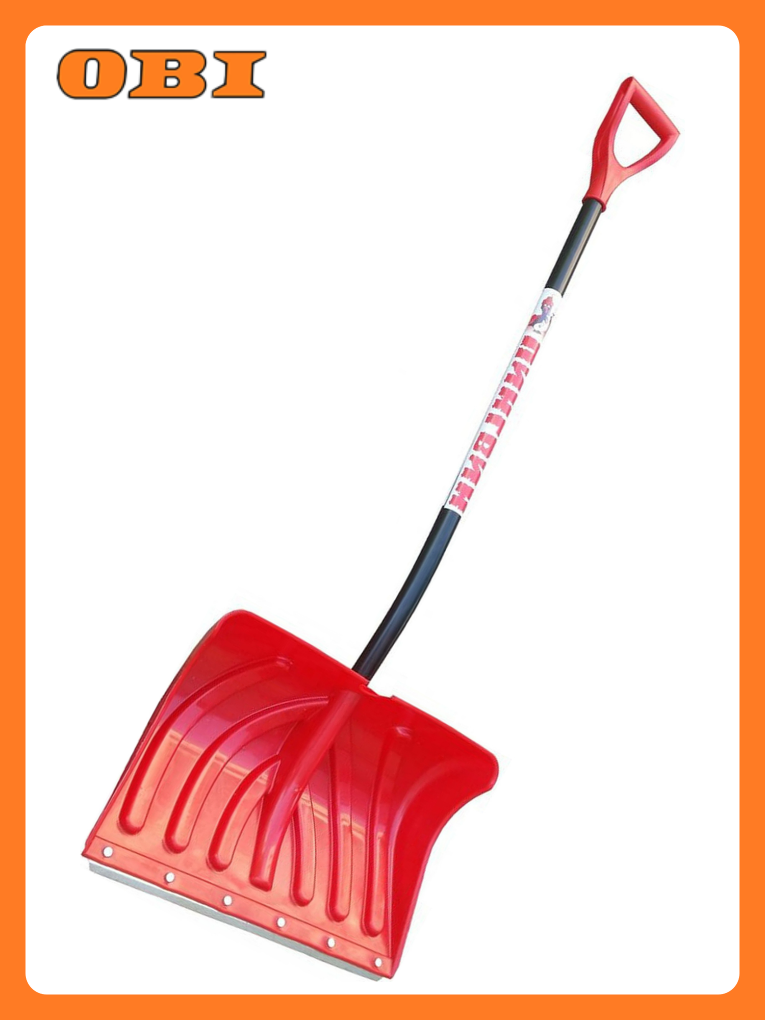 Лопата снеговая Пингвин с планкой 49х145 см